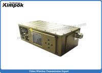 China Military Manpack COFDM Video Transmitter Long Range Wireless AV Sender AES 265 bit Encryption for sale