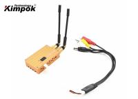 China 1.2Ghz 8W FPV Video Transmitter 1200Mhz Wireless Video Link Dual Antennas for sale