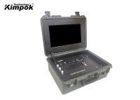 China Tactical Wireless COFDM Video Receiver with 17 inch LCD Screen Ground Control Station for sale
