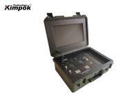 China Briefcase Portable COFDM Receiver Wireless Video Transmission 4 Channels for sale