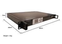 China Rack-mounted HD COFDM Wireless Video Receiver VHF/UHF P2P Reciever for Transmitter for sale