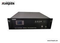 China Outdoor COFDM HD Video Transmitter Long Range Wireless AV Sender with Data Radio for sale