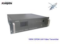 China 150km UAV HD Video Transmitter 100W High Power Wireless Video Link with GPS for sale