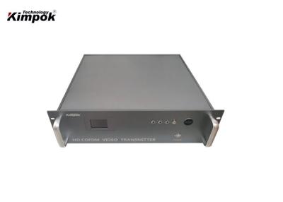 China 200km COFDM Digital Video Transmitter 100W Vehicle Mounted Wireless Video Sender for sale
