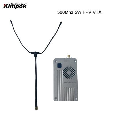 China 50-60km Long Range Drone Video Transmitter 5W 500MHz Wireless Transmission System for FPV and CCTV for sale