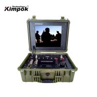 China 17-inch COFDM Wireless Video Receiver with 120GB SSD and 20000mAh Battery for HD Security Surveillance for sale