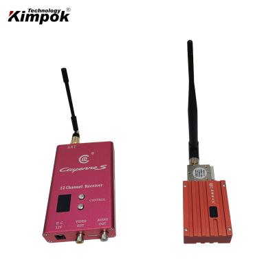 China 1.2GHz 8W FPV Wireless Video Transmitter and Receiver with 6 Channels for Drone and CCTV Systems for sale