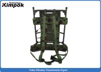 China 5W Manpack HD COFDM Video Transmitter , Backpack Live Video Wireless Sender 3-5km Range for sale