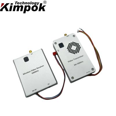 China 500M 8W Analog FPV VTX Drone Wireless Video Transmitter and Receiver 8 Channels for sale