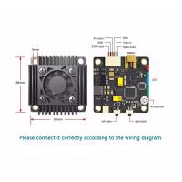 China AKK Ultra Long Range FPV VTX 3W 20km Transmission 4.9G 5.8G 80CHs with Cooling Fan for sale