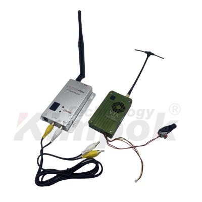 China 1.5GHz 8W Video Transmitter Receiver System for RC FPV Racing Drones with 12 Channels and 98×55×18mm Dimensions for sale