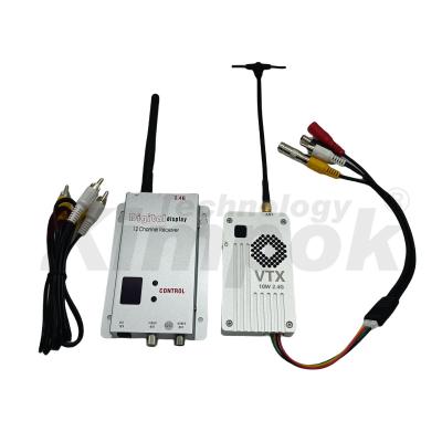 China 2.4GHz 10W Long-Range FPV Transceiver - 30km HD Video, High Sensitivity & Universal 10-36V Power for sale