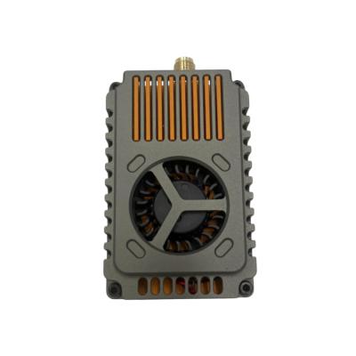 China 3.3GHz 10W FPV Video Transmitter 16CH 40km Range with 15-36V Input for Long-Range Aerial Transmission for sale