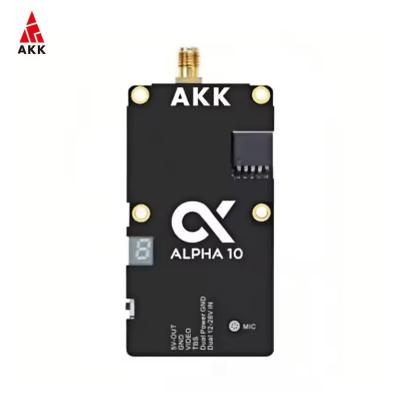 China AKK Alpha 10 10W FPV Video Transmitter 4.9G 5.8GHz 80CH with TBS Smart Audio Compatibility for sale