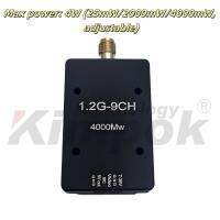 China 1.2G 4W 9CH Wireless FPV Video Transmitter 16g Lightweight VTX for Racing Drone for sale
