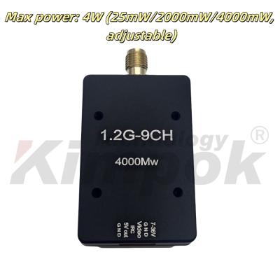 China 1.2G 4W 9CH Wireless FPV Video Transmitter 16g Lightweight VTX for Racing Drone for sale