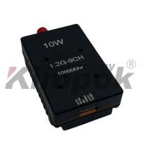 China 1.2GHz 10W 9CH Wireless FPV Video Transmitter Adjustable Power for Racing Drone for sale