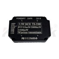 China 3.3GHz 3.5W 24CH Ultra-Light FPV Analog Video Transmitter 24.5g for Drone Racing for sale