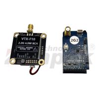 China 2.2 GHz Drone Simulation Transceiver Combo 4.5W Long Range Wireless Video System for sale