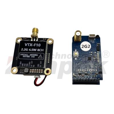 China 2.2 GHz Drone Simulation Transceiver Combo 4.5W Long Range Wireless Video System for sale