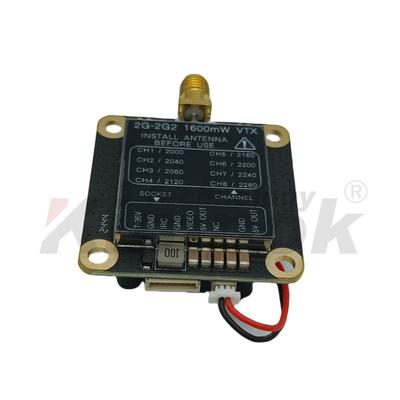 China 2.2G 1.6W FPV VTX 8CH 25mW 200mW 1600mW Drone Video Transmitter for sale