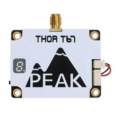 China PEAKFPV THOR T67 FPV VTX Video Transmitter with 6.1G-7.2G Frequency 64 Channels and Integrated 5V Camera Power for sale