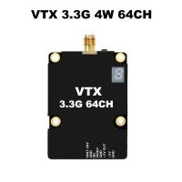 China FPV VTX 3.3GHz 4W Drone Video Transmitter 10km 64 Channels 3.0G - 3.5G for sale