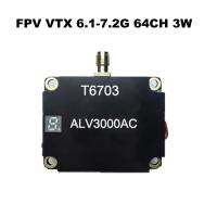 China PEAK THOR T67 Replacement 6.1-7.2G 3W FPV VTX 64CH IRC-Tramp Video Transmitter for sale