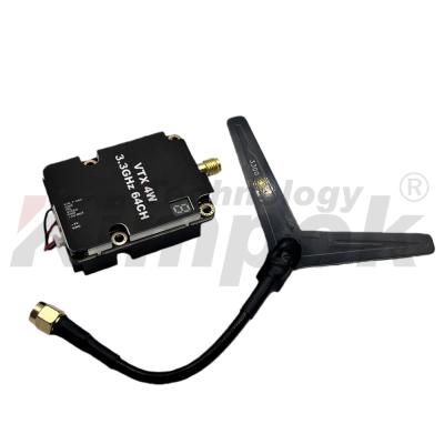 China Kimpok ALV3304AC 64-channel 3.3GHz 4W Analog Video Transmitter for Long-Distance UAV Image Transmission for sale