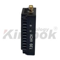 China Ultra Long Range 7.2G 7W VTX Drone Video Transmitter Switchable Power 25mW/2500mW/5000mW/7000mW UAV VTX 64CH for sale
