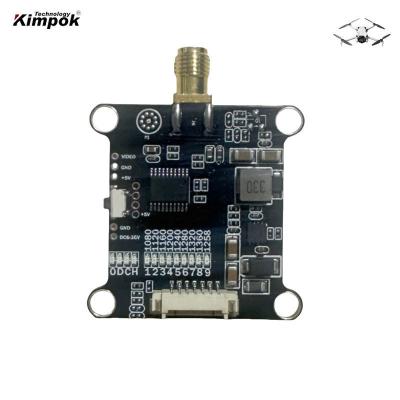 China Kimpok Ultra Long Range Flight 1.2G 1080MHz-1360MHz 1.6W VTX Drone Accessory Video Transmitter Switchable Power 25mW/200mW/1600mW FPV VTX 8CH Image Transmission Shenzhen Made for sale