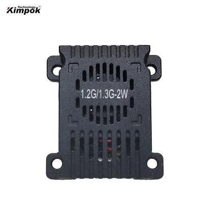 China Kimpok Ultra Long Range Flight 1.2G 1080MHz-1360MHz 2W VTX Drone Accessory Video Transmitter Switchable Power 25mW/2000mW FPV VTX 8CH Image Transmission Shenzhen Made for sale