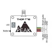 China PeakFPV 7.8-8G Thor T78 3W VTX 25mW\200mW\800mW\1000mW\3000mW 7200MHz-8000MHz 40CH Image Transmission for sale