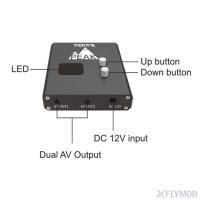 China Ultra Long Range Flight PeakFPV 7.8-8G R78 VRX 7200MHz- 8000MHz 40CH Image Transmission for sale