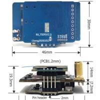 China Kimpok 7.2GHz FPV Video Receiver Module VRX-75DF with 64 Channels and High Sensitivity for sale