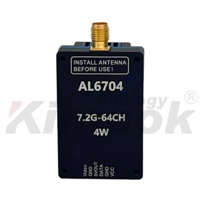 China High Frequency FPV Video Transmitter 7.2G 4W VTX 64 Channels for Drone Image Transmission for sale