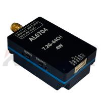 China AL7204 6.1-7.2GHz 4W High-Power Wireless Video Data Transmitter Module | Long Range Wideband Transceiver for sale
