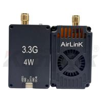 China 3.3Ghz 4W UAV Video Transmitter 3.3G 16CH FPV VTX for FPV RC Drone Long Raneg Transmission for sale