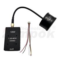 China FPV VTX Wireless Video Transmitter 1.2G 10W with LED Channel Band Power Indicators and Adjustable RF Power Levels for sale