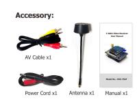 China High sensitivity FPV VTX supporting 6.1 to 7.2GHz wide frequency range 64 channels and low latency CVBS analog video output for sale