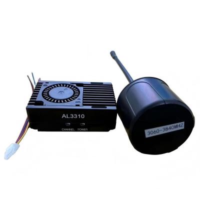 China Long Range Flight Anti-Interference AL3310 3.3Ghz 64CH 10W(300mW/2W 5W/7W/10W) VTX for sale