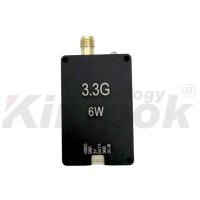 China Kimpok-3.3GHz 6W Wireless Data Transmission Module 64CH High Power Analog Video Transmitter VTX for sale