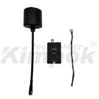 China Kimpok-3.3GHz 6W Wireless Data Transmission Module 64CH High Power Analog Video Transmitter VTX for sale