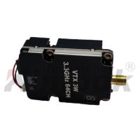 China 3.3GHz 64CH 3W High Power FPV Video Receiver Drone Analog Image Transmission Module for sale