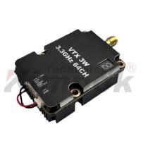 China 3.3GHz 64CH 3W High Power FPV Video Receiver Drone Analog Image Transmission Module for sale