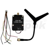 China 3.3GHz 5W High Power Analog Image Transmission Module for FPV Model Airplane and Racing Machine Accessories Factory Direct Sale for sale