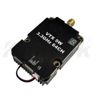 China 3.3GHz 5W High Power Analog Image Transmission Module for FPV Model Airplane and Racing Machine Accessories Factory Direct Sale for sale