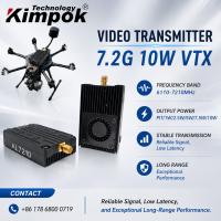 China Kimpok 6.1-7.2GHz 10W Wireless Data Transmission Module with 64 Channels and IRC Tramp Protocol for sale