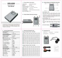 China VRX-8200 Drone Analog Video Transmitter Long Range Low Latency VTX Module for sale