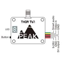 China PEAK THOR T67 6.1-7.2GHz FPV Video Transmitter with 3000mW Power and 64 Channels for sale